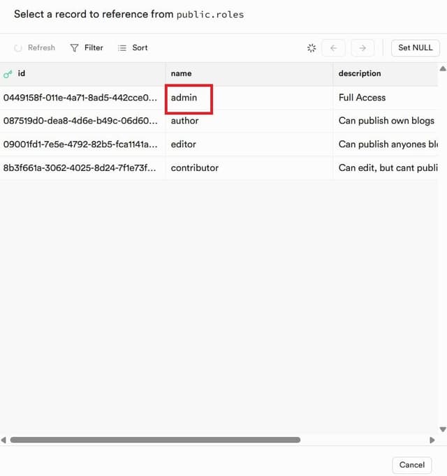 Setting Up the Supabase Admin Dashboard