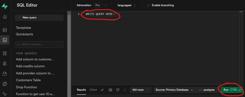 Supabase Configuration for StartupBolt