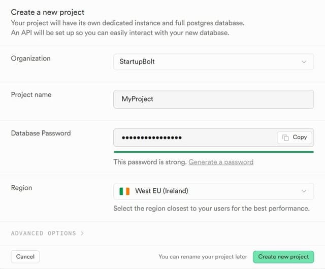 Supabase Automatic Setup Guide